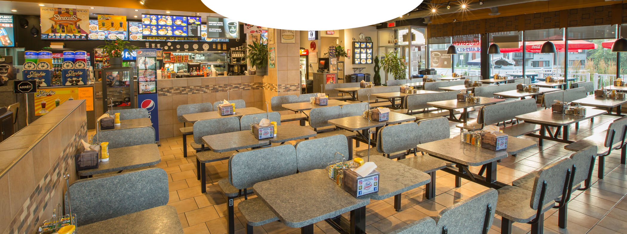 Restaurant familial de type casse-croûte: Resto Grégoire à Mercier